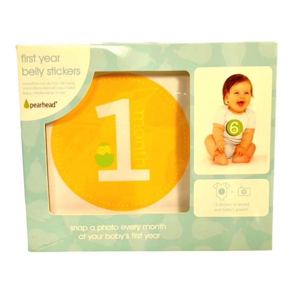 Pearhead | Accents | Pearhead First Year Monthly Milestone Belly ...